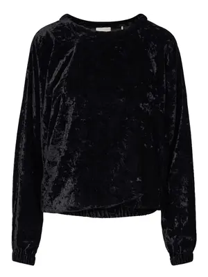 Isabel Marant Dabia Velvet Top - Black