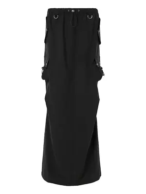 Coperni Cargo Maxi Skirt - Black