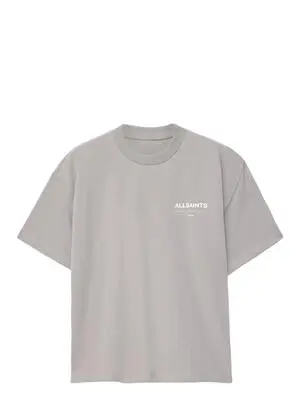 ALLSAINTS Underground Oversized Crew Neck T-shirt Grey