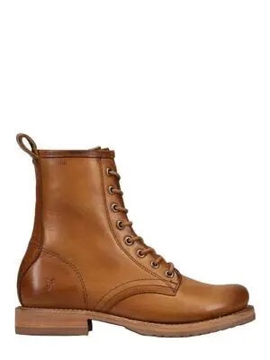 THE FRYE COMPANY Veronica Flex Combat Boots - Denim