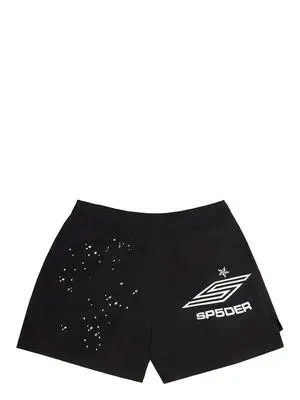 SP5DER Pro Double Layer Short - Black