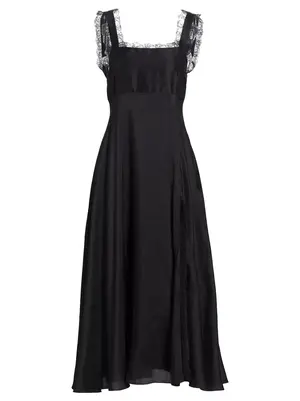 AZLEE Aubrey Midi Dress - Black