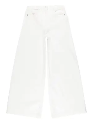 NILI LOTAN Rolland Wide-leg Jeans - White