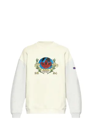 Adidas Embroidered-logo Sweatshirt - White
