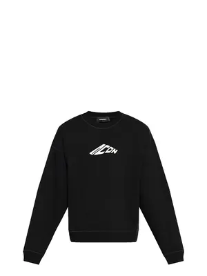 Dsquared2 Graphic-stamp Sweatshirt - Black