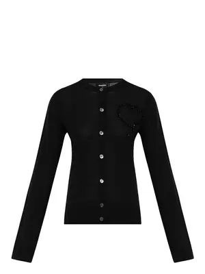 Dsquared2 Wool Cardigan - Black
