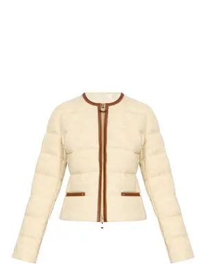Moncler Panelled Padded Jacket - Neutrals
