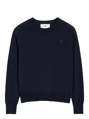 Ami De Coeur Wool Jumper - Blue