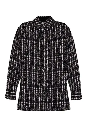 IRO PARIS Check Pattern Jacket - Black