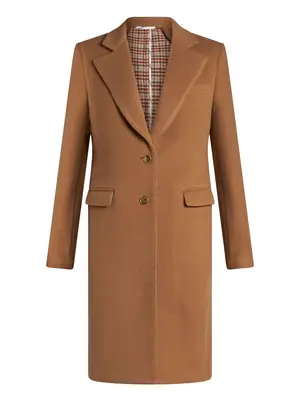 ETRO ETRO Logo-Engraved Buttons Coat