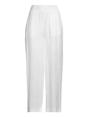 Alpha Studio Pleated Wide Leg Pants - White