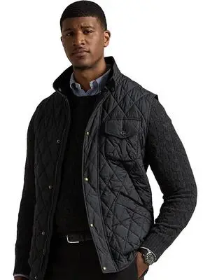 Ralph Lauren The Beaton Quilted Vest - Polo Black