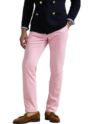 Ralph Lauren Slim Fit Performance Chino Pant Garden Pink