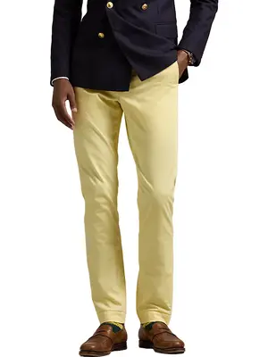 Ralph Lauren Slim Fit Performance Chino Pant Wicket Yellow