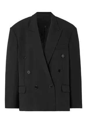 Isabel Marant Klero Oversized Wool-twill Blazer - Black