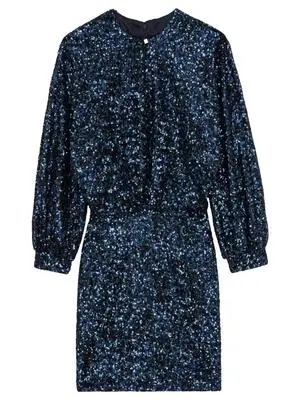 Zadig&Voltaire Rui Sequin Dress - Blue