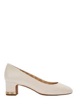 Michael Kors 50mm June Pumps - White