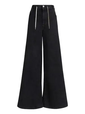 Marni High-rise Wide-leg Jeans - Black