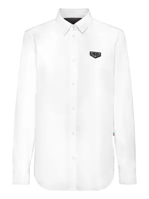 Philipp Plein Poplin Shirt - White