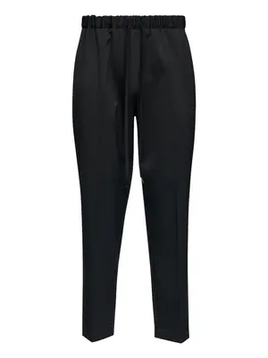 MAISON MARGIELA Tailoring Wool Trousers - Black