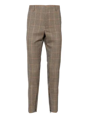 LANVIN Lanvin Checked Tapered Trousers