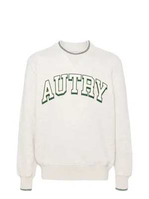 AUTRY Logo-print Sweatshirt - Grey