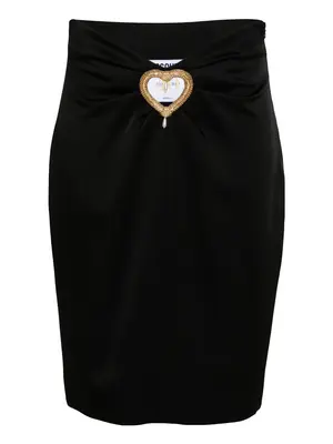 MOSCHINO Moschino Heart Cut-Out Mini Skirt