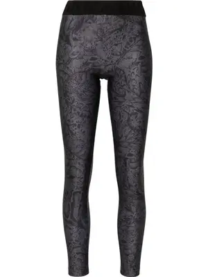 Just Cavalli Leopard-print Leggings - Grey