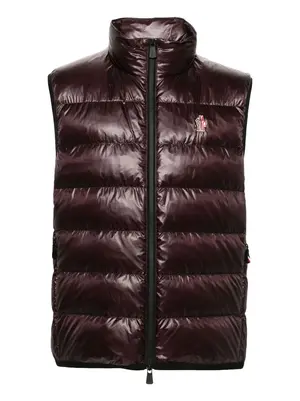 Moncler Panelled Gilet - Purple