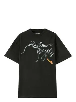 Palm Angels Foggy Pa T-shirt - Black/white