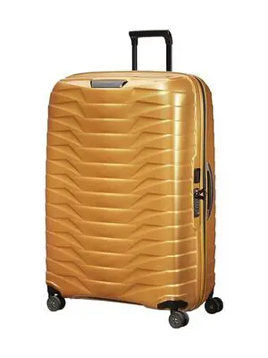 SAMSONITE Proxis Extra Large Spinner Checked Suitcase - Honey Gold