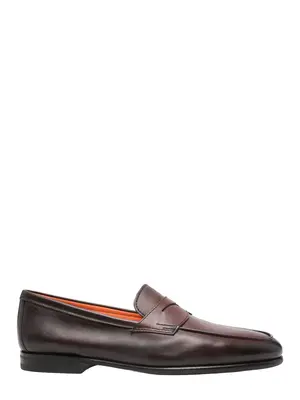 Santoni Carlos Loafers - Brown