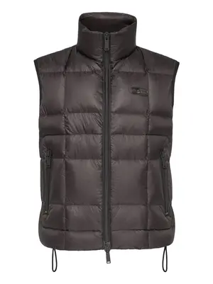 Dsquared2 High-neck Padded Vest - Black