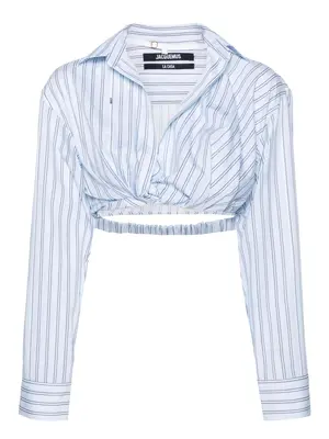 Jacquemus La Chemise Bahia Courte Shirt - Blue