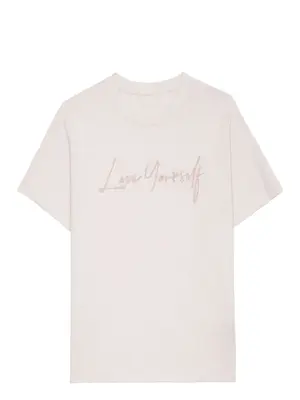 Zadig&Voltaire Tommer Co Love Yourself T-shirt - Neutrals