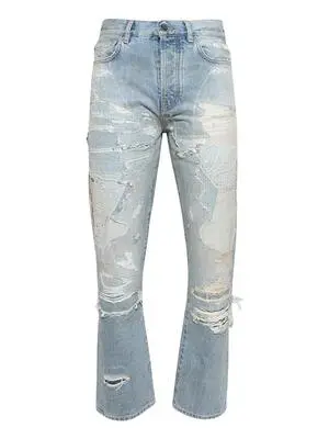 Amiri Repaired Straight Jean - Blue