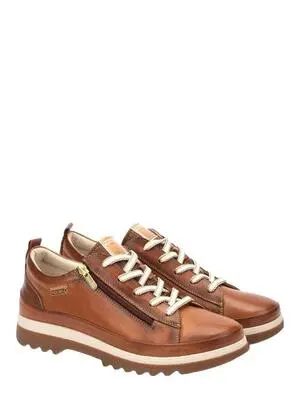 Pikolinos Vigo Leather Sneakers - Brandy