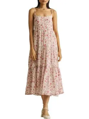 REISTOR Reistor Strappy Tiered Maxi Dress