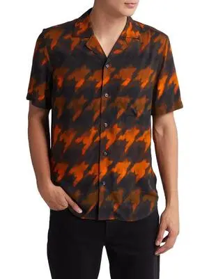 Hugo Ellino Camp Shirt - Open Orange