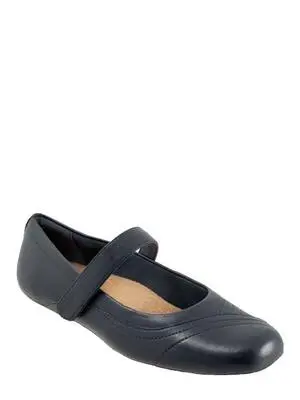 Trotters Sherese Mary Jane Flat - Navy