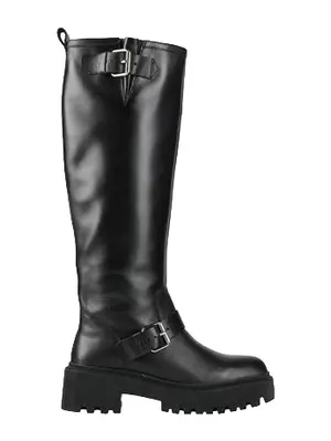 Maje Leather Boots - Black