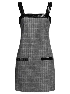 Maje Mini Bodycon Dress - Grey