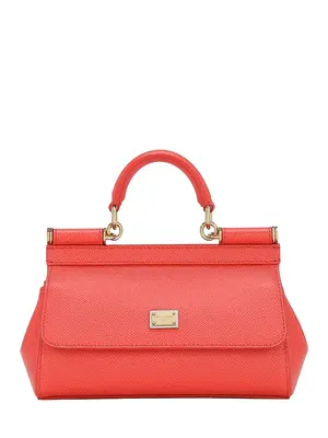 Dolce & Gabbana Small Sicily Handbag - Orange