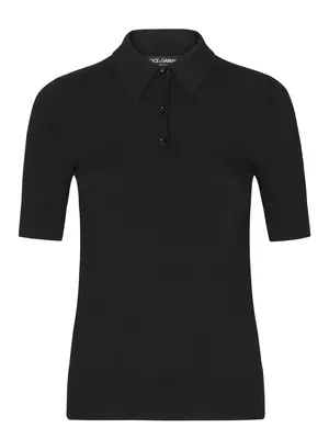 Dolce & Gabbana Viscose Polo-shirt - Black
