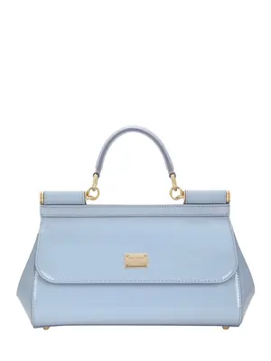 Dolce & Gabbana Medium Sicily Handbag - Light Blue