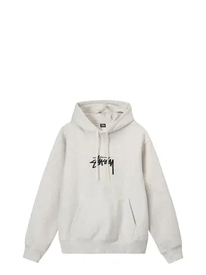 StÜssy Stussy Stock Logo Appliqué Hood Grey