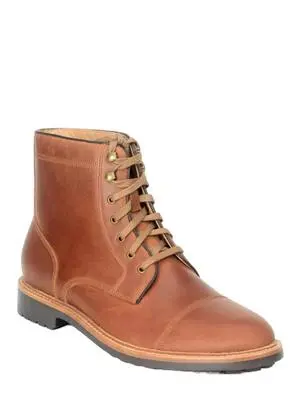 WARFIELD & GRAND Gresham Lugged Cap Toe Boot - Coganc