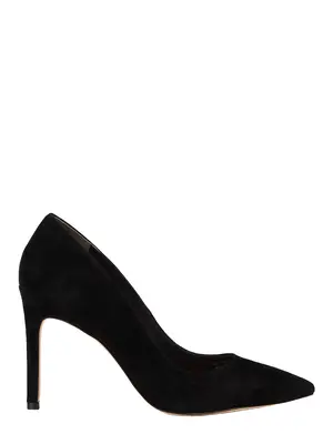 STUART WEITZMAN Leigh 95 Suede Pumps - Black