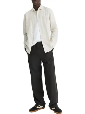 Vince Cotton-blend Parachute Pant - Black