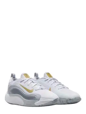 Nike Isofly Basketball Sneakers - White/cool Grey/grey/gold